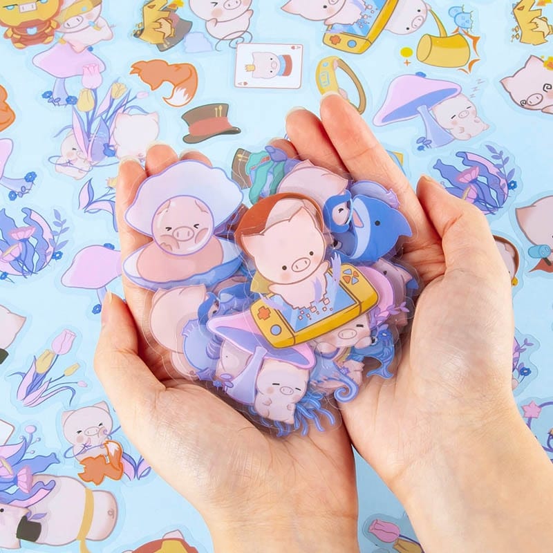 Cute Piggy Stickers [30 pcs]